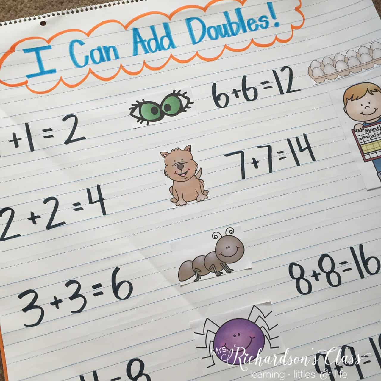 Doubles Addition FREEBIE Mrs Richardson s Class Doubles Addition FREEBIE Mrs Richardson s Class