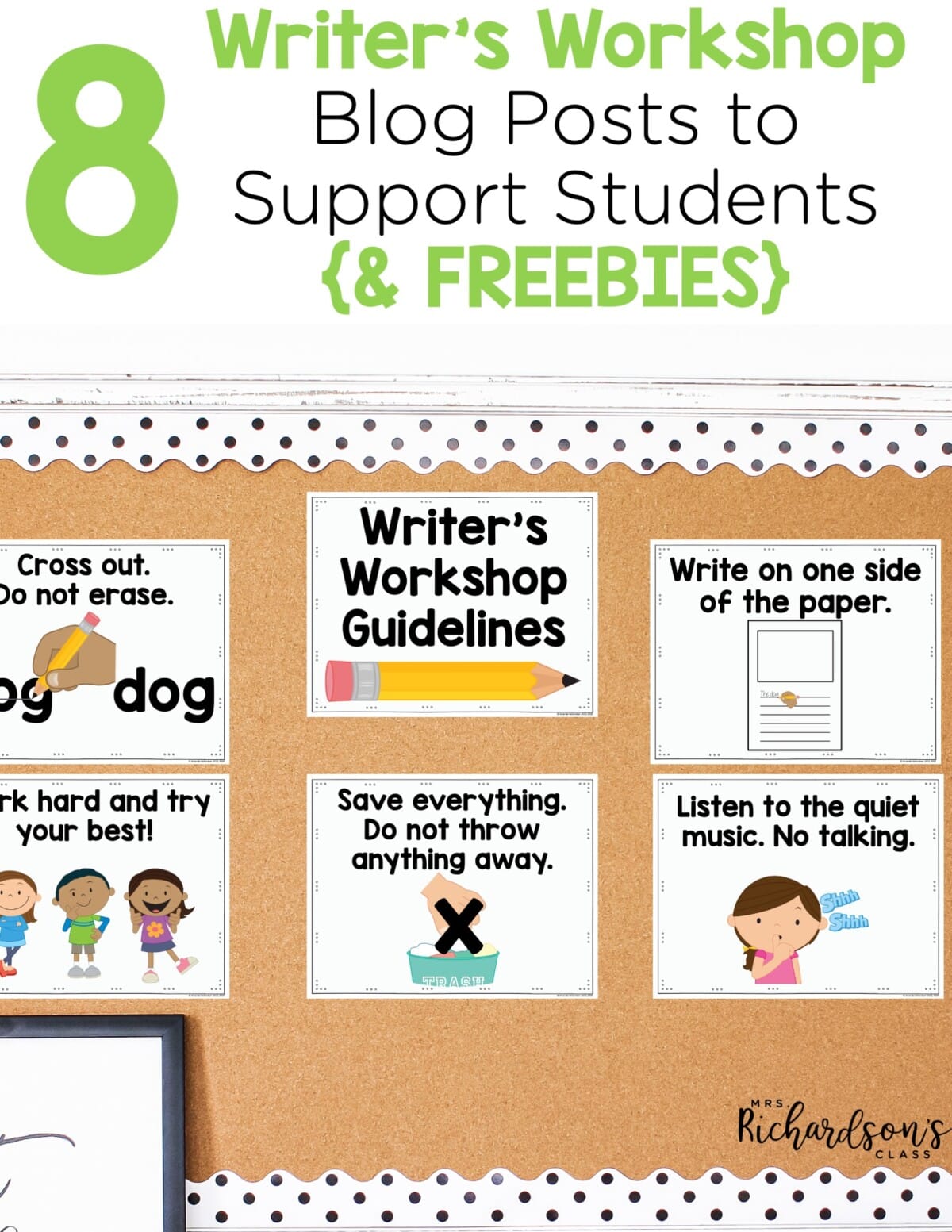 Free Writer's Workshop Folders and Journals Covers