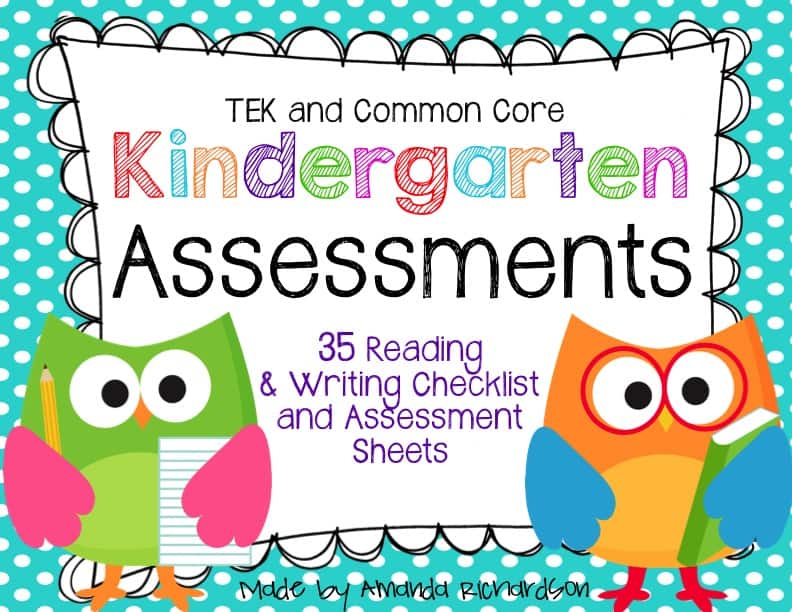 Kindergarten Assessing - Mrs. Richardson's Class