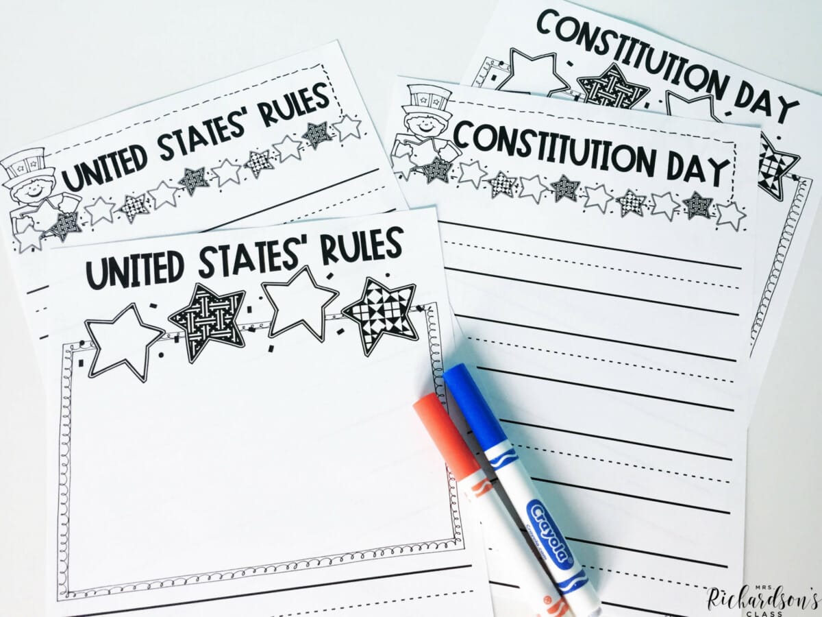 Constitution Day FREEBIE - Mrs. Richardson's Class