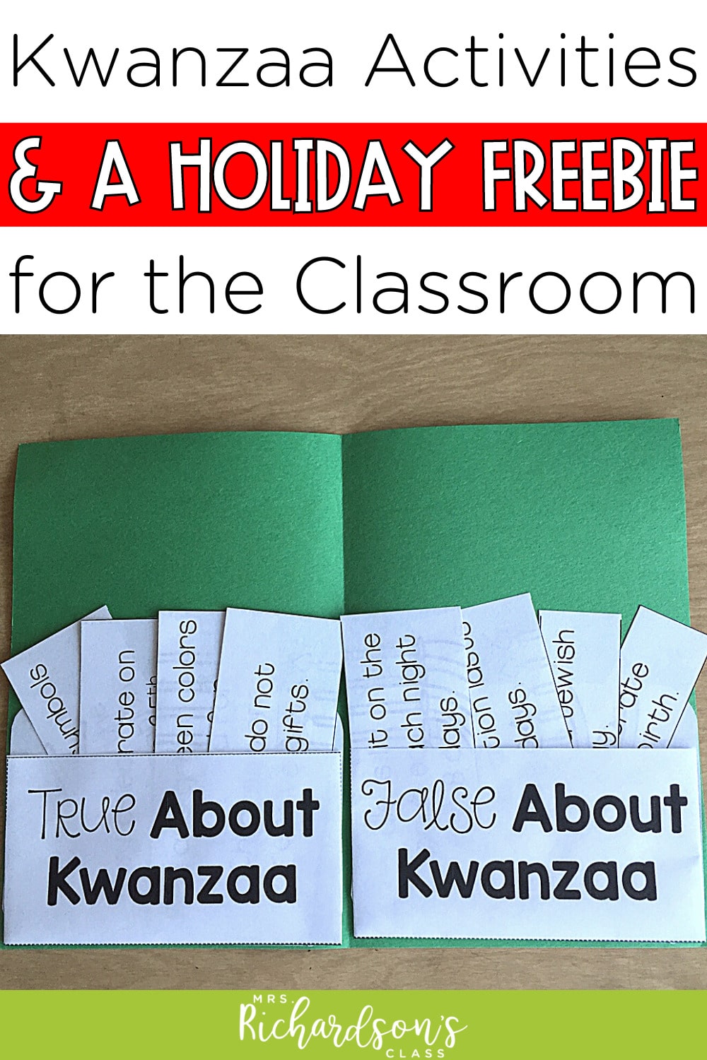 Kwanzaa Activities for the Classroom [+Christmas Freebies!]