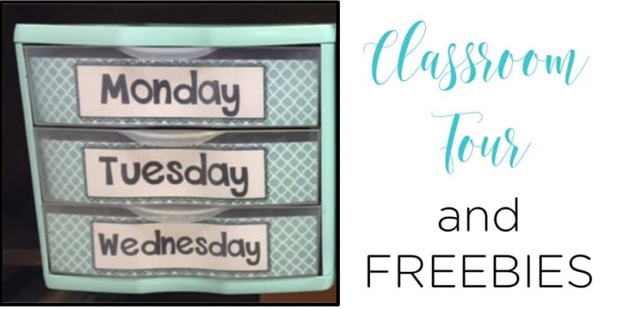 Classroom Tour and FREEBIES - Mrs. Richardson's Class