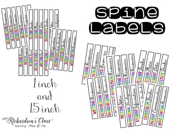 FREE Binder Covers - Mrs. Richardson's Class