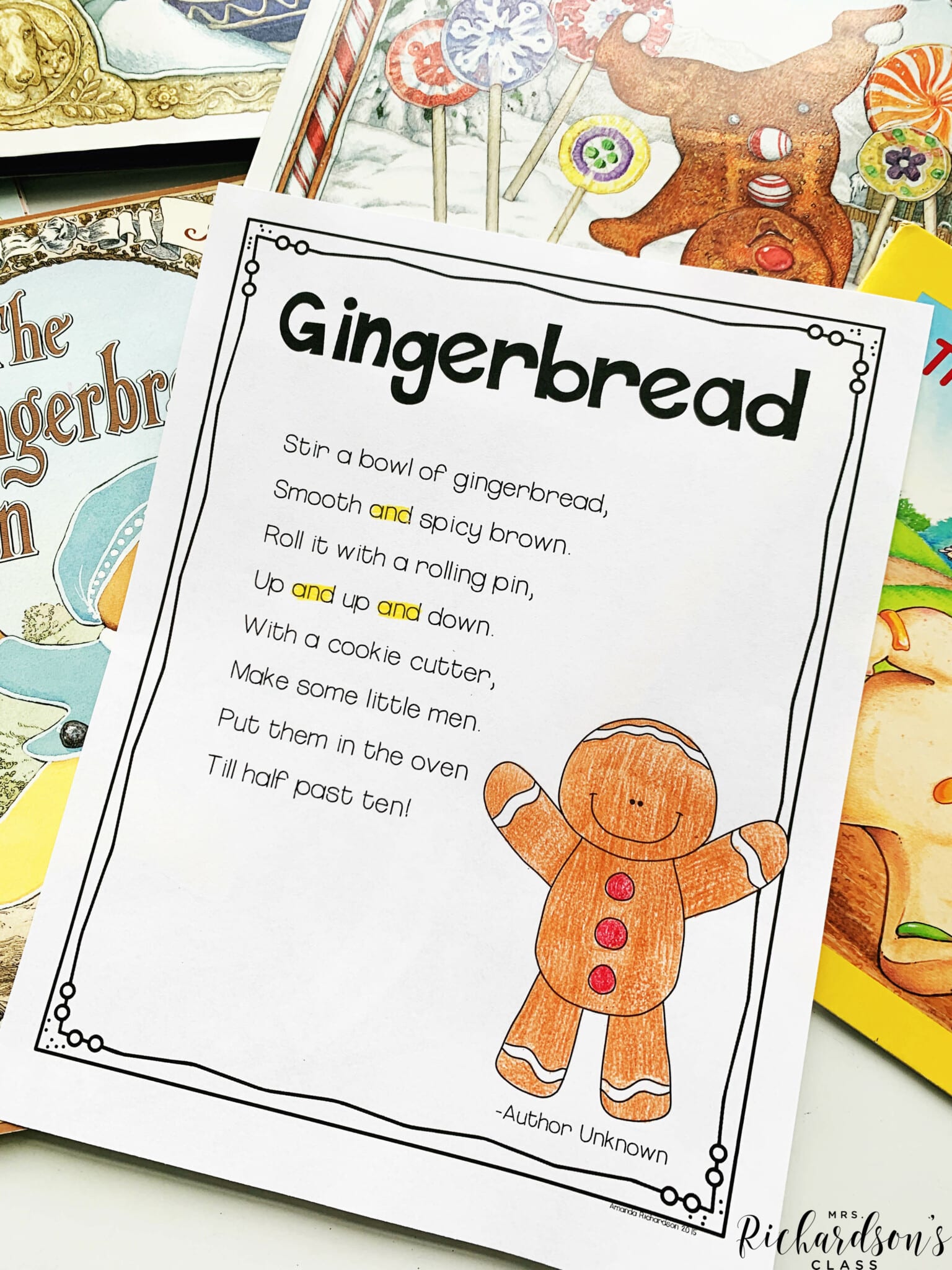 Gingerbread Activities for the Classroom and a FREEBIE - Mrs ...