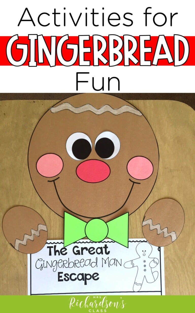 Gingerbread Activities for the Classroom and a FREEBIE - Mrs ...