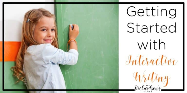 Interactive Writing in the Classroom - Mrs. Richardson's Class