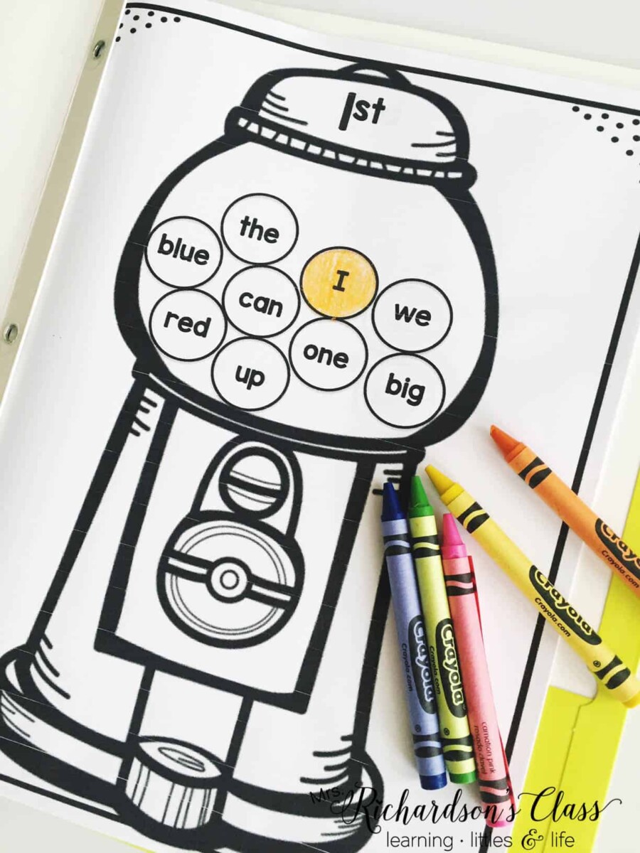 The Best Way to Monitor Sight Word Progress - Mrs. Richardson's Class