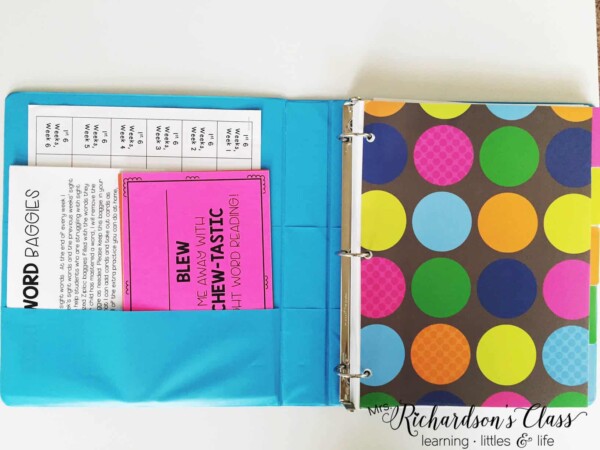 The Best Way to Monitor Sight Word Progress - Mrs. Richardson's Class