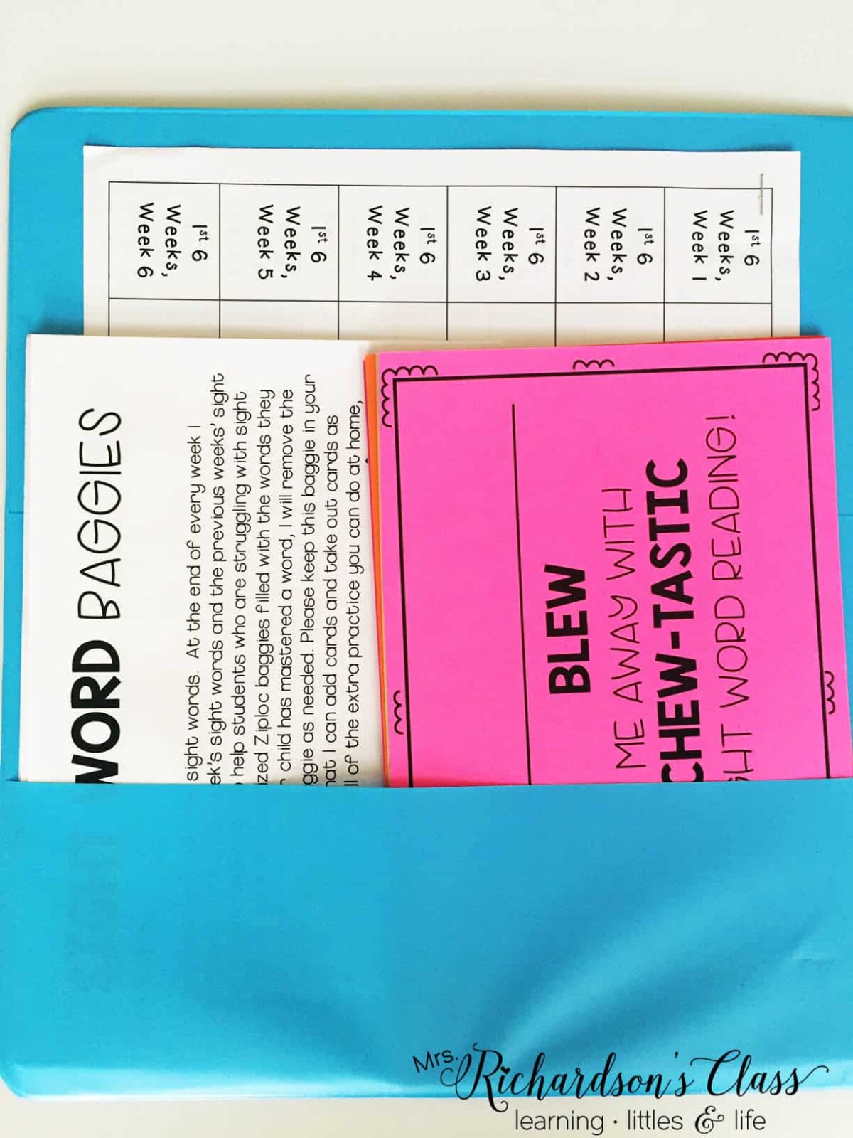 The Best Way to Monitor Sight Word Progress - Mrs. Richardson's Class