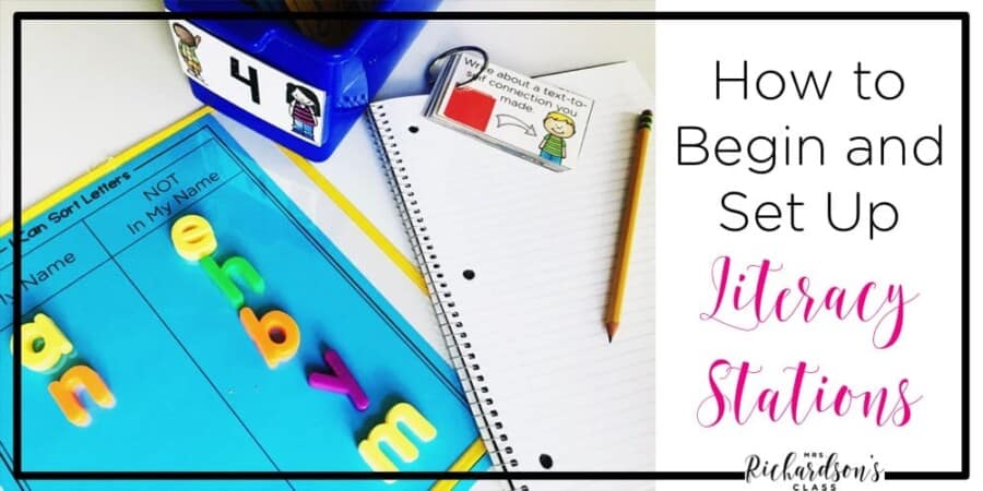 Beginning Literacy Stations - Mrs. Richardson's Class