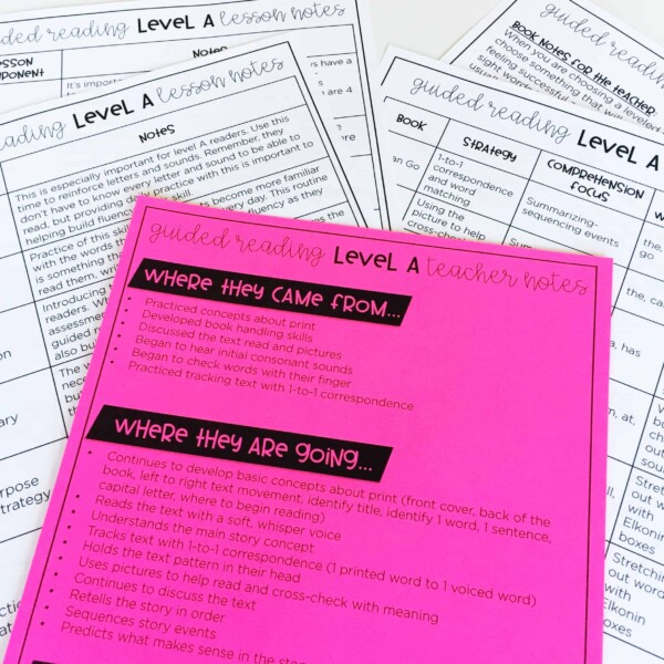 Guided Reading Curriculum - Mrs. Richardson's Class