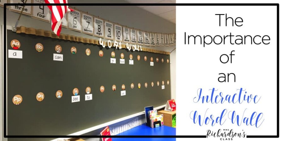 Interactive Word Walls - Mrs. Richardson's Class