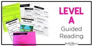 Guided Reading Level A - Mrs. Richardson's Class
