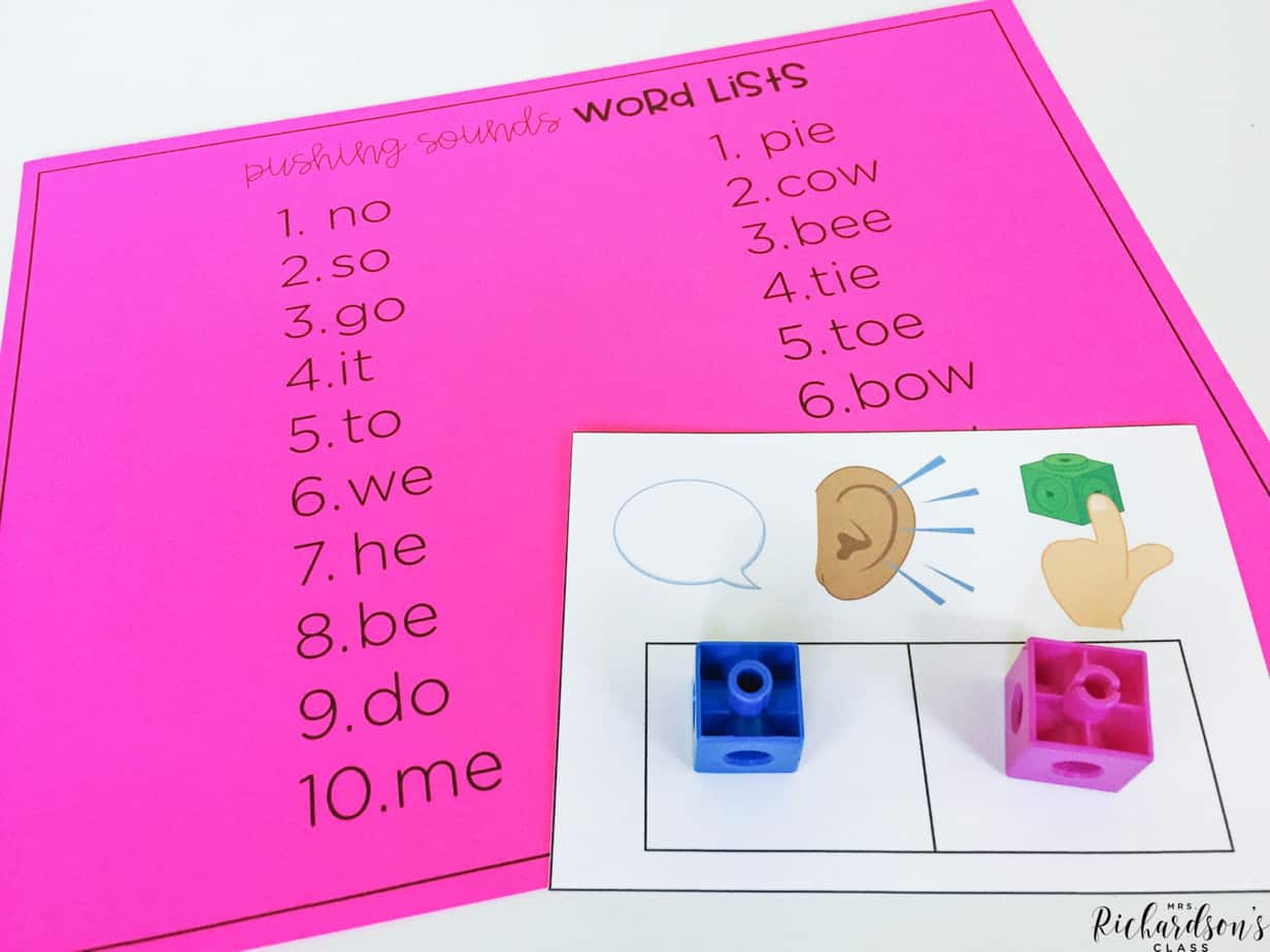 Using Elkonin Boxes - Mrs. Richardson's Class