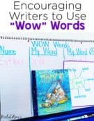 Encouraging Writers to Use Wow Words - Mrs. Richardson's Class