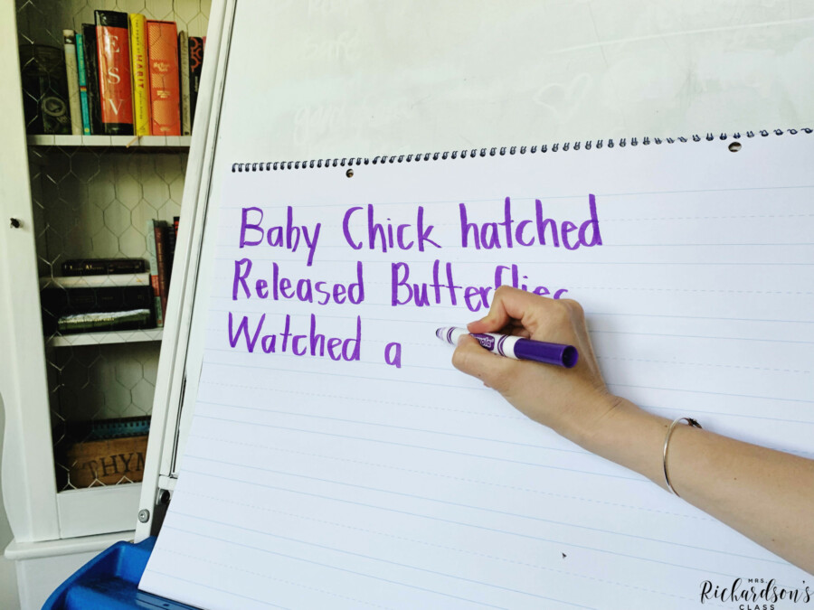 Shared Writing - Mrs. Richardson's Class