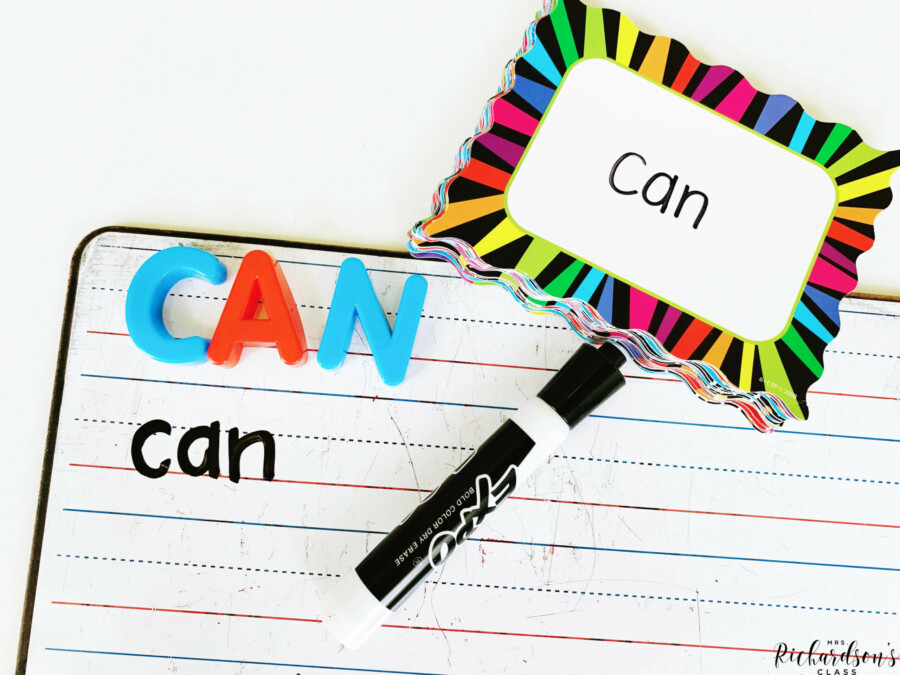 Sight Word Practice in Guided Reading