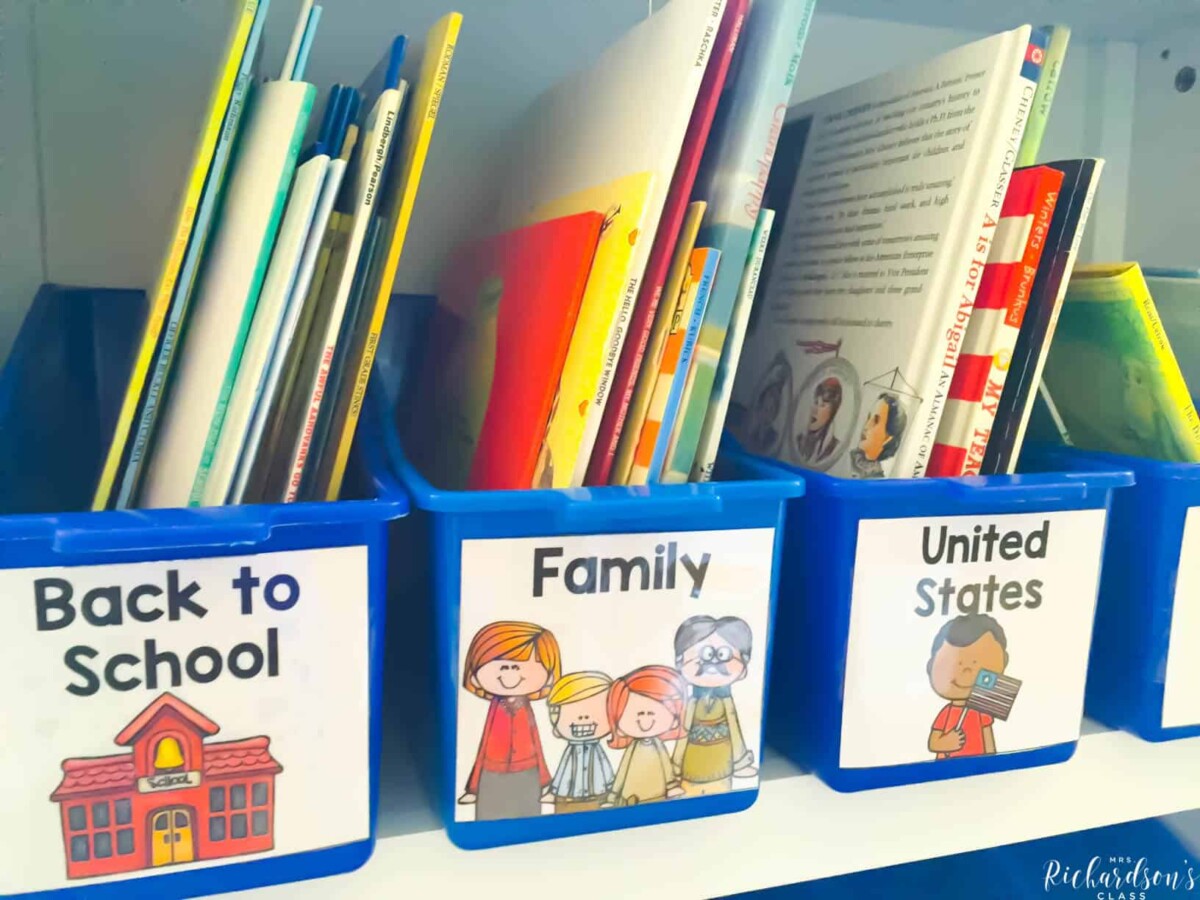 Classroom Library Organization for Little Readers