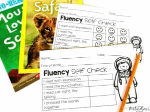 Free Fluency Self-Assessment for Kindergarten, First, and Second Grade