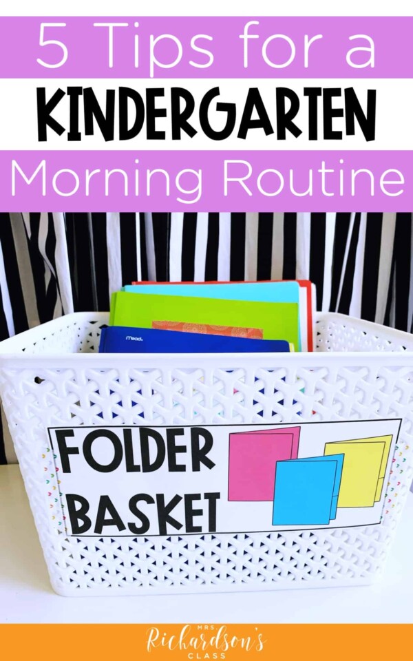 How To Create a Stress-Free Kindergarten Morning Routine - Mrs ...