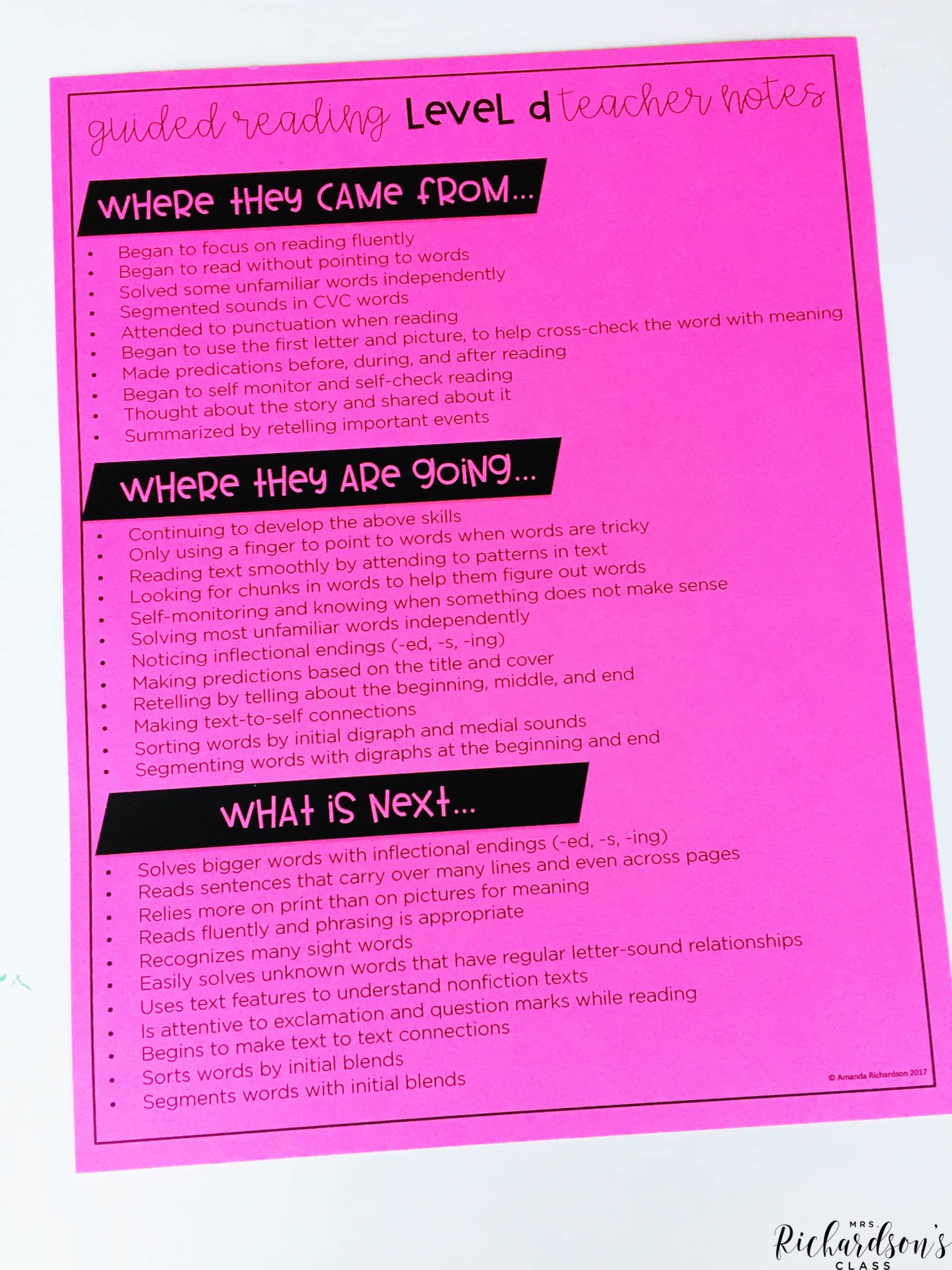 How to Teach Guided Reading Level D: A Complete Guide