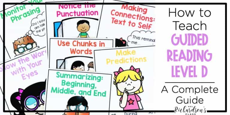How to Teach Guided Reading Level D: A Complete Guide