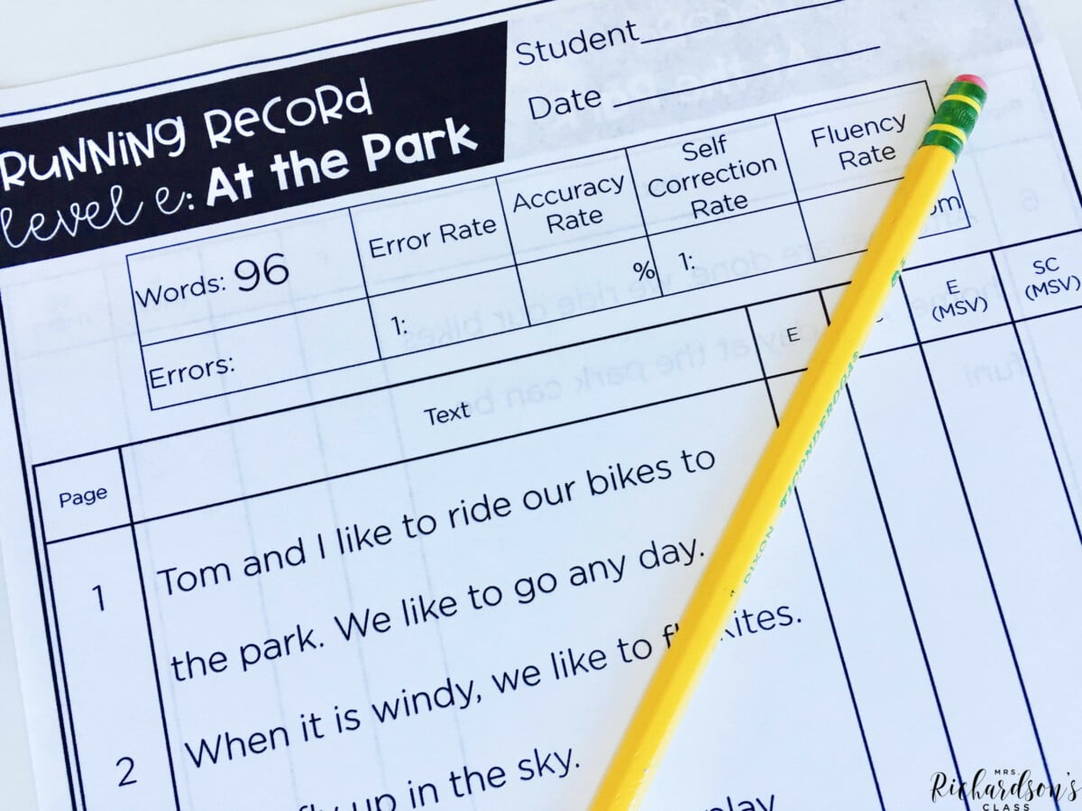 6 Steps to the Best Guided Reading Level E Lesson