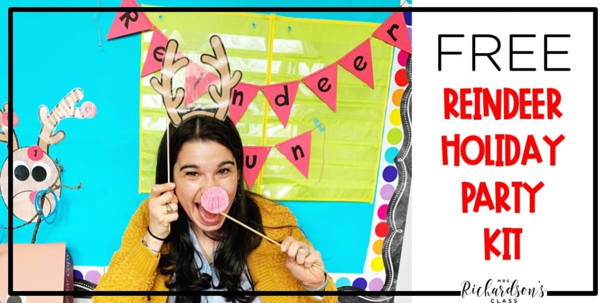 Reindeer Holiday Party FREEBIE - Mrs. Richardson's Class
