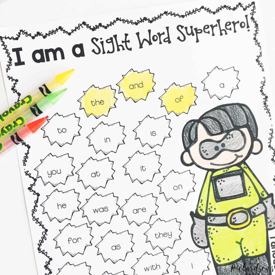 First Grade Sight Words | How to Easily Monitor and Track Them