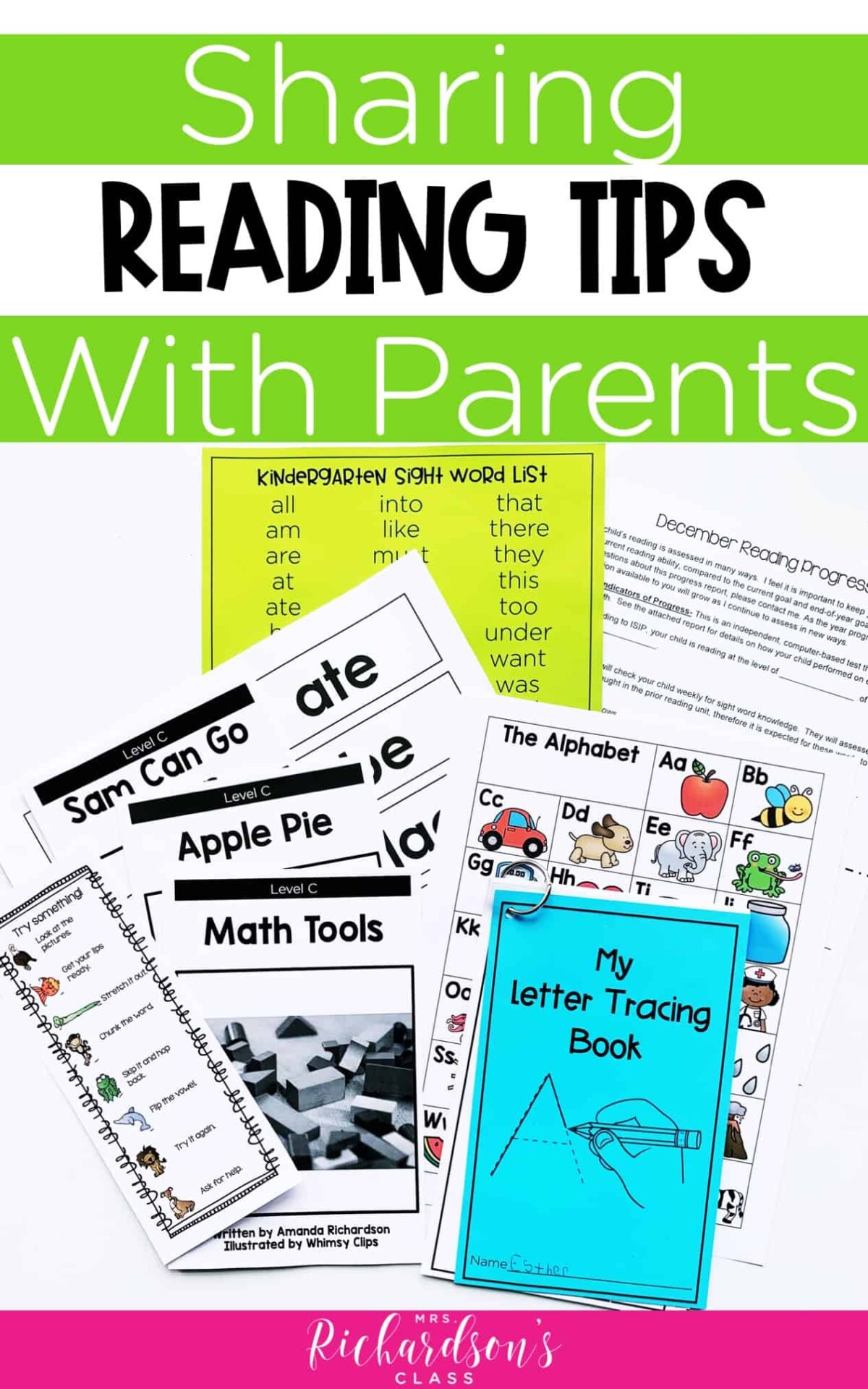 How to Share Reading Tips for Kindergarten Parents
