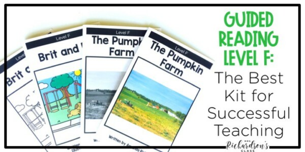 Guided Reading Level F: The Best Kit for Successful Teaching
