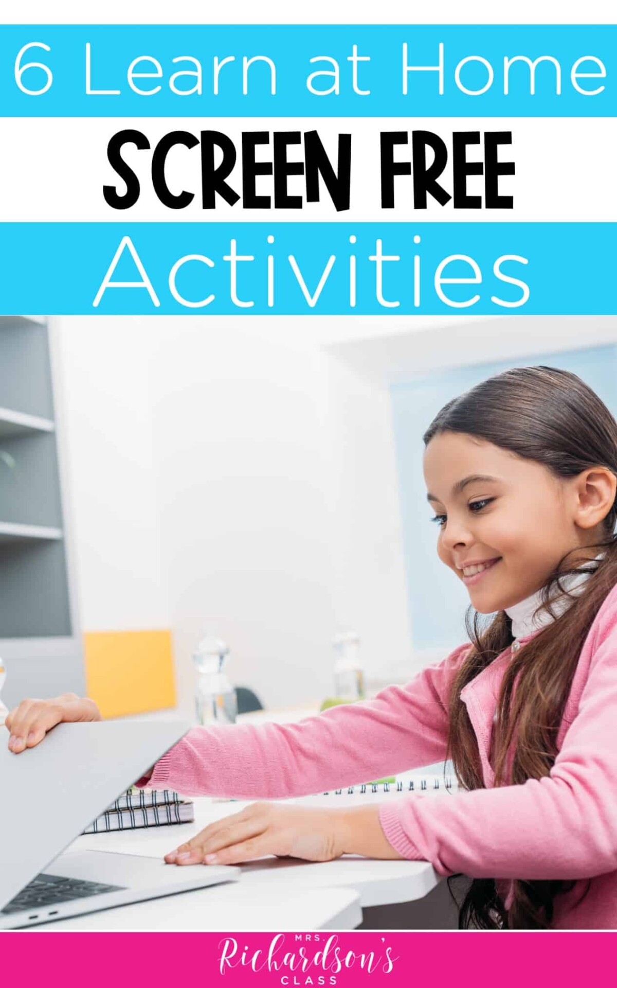 6 Screen Free Activities to Support Distance Learning | FREE Downloads