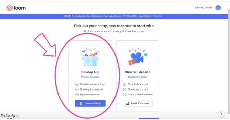 How to Use Loom Recording for Online Teaching - Mrs. Richardson's Class