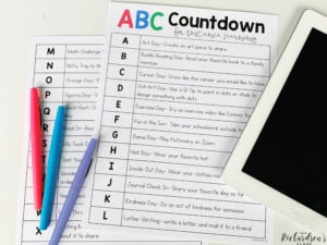 FREE ABC Countdown to Summer for Distance Learning