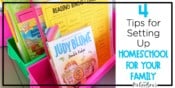 4 Tips for Setting Up Homeschool for Your Family - Mrs. Richardson's Class