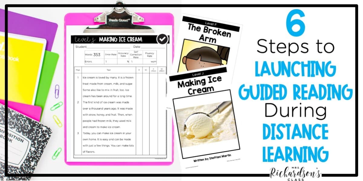6 Steps to Launching Guided Reading During Distance Learning