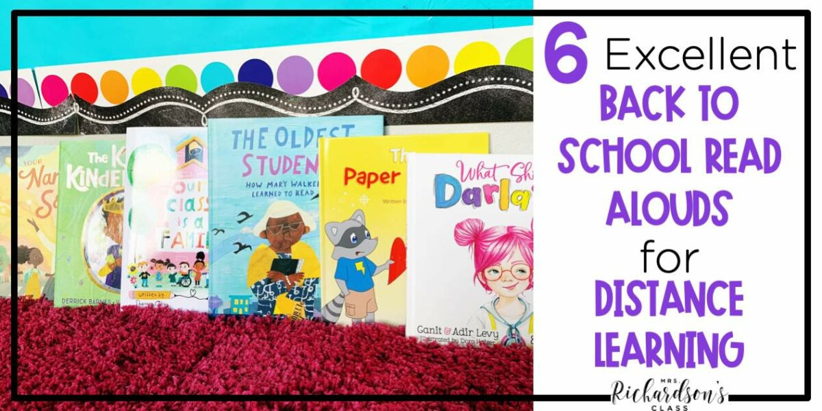 6 Excellent Back to School Books for Distance Learning