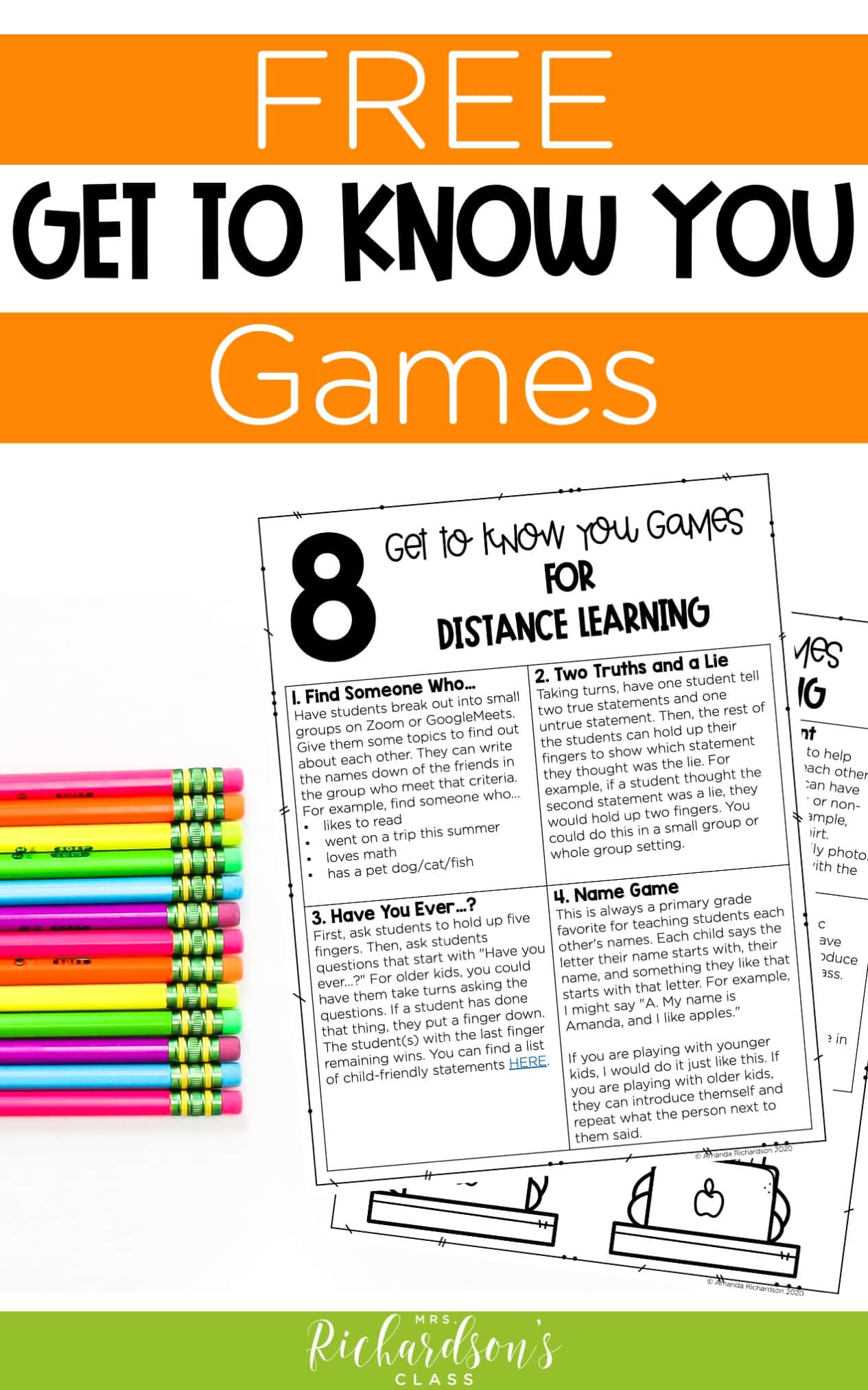 Ideas for a Virtual First Day of School: Kindergarten & 1st Grade - Mrs ...