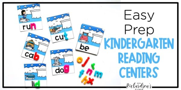 Easy Prep Kindergarten Reading Centers - Mrs. Richardson's Class