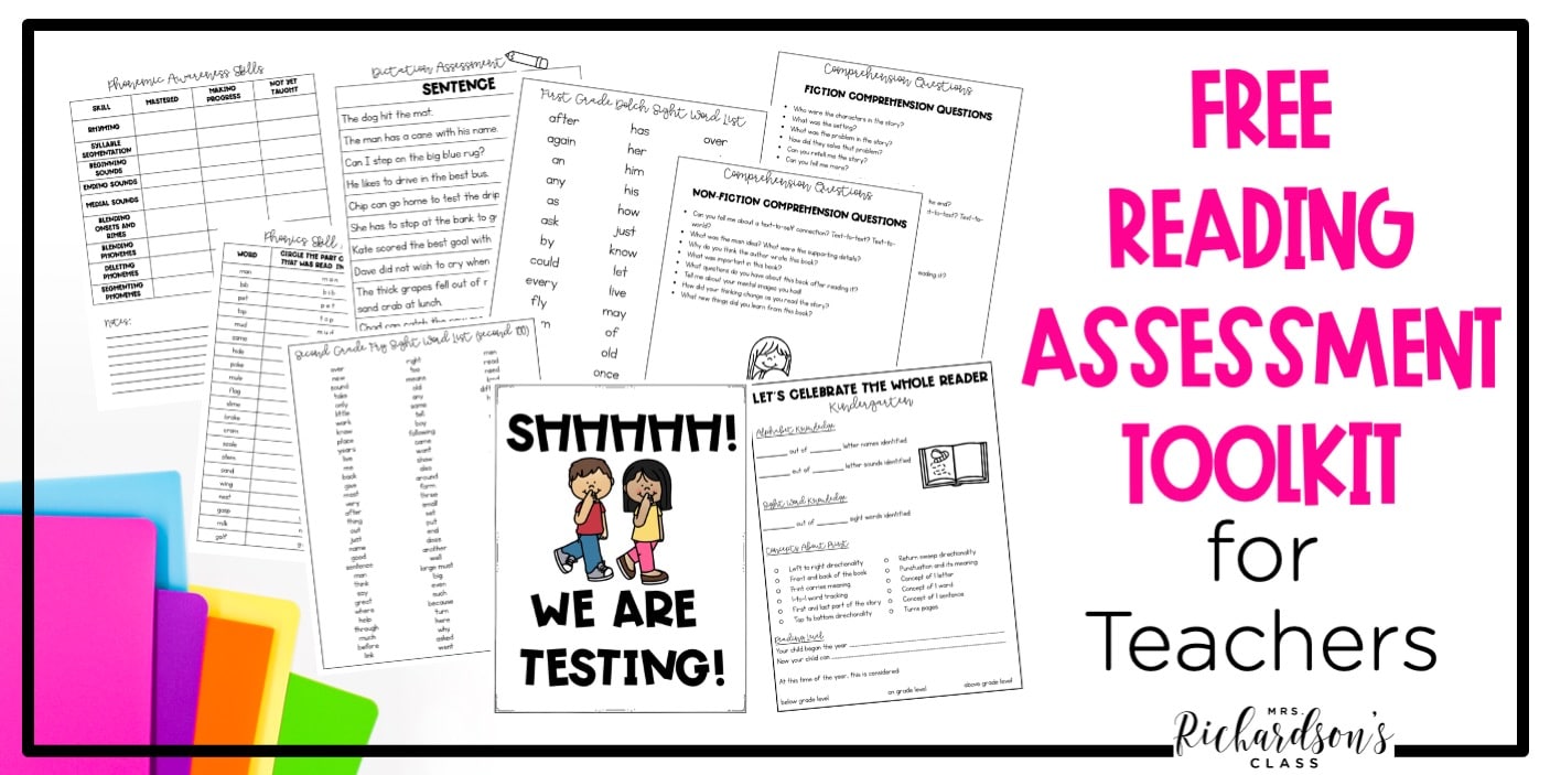FREE Reading Assessment Tools For Teachers For Easier Testing FREE Reading Assessment Tools For Teachers For Easier Testing