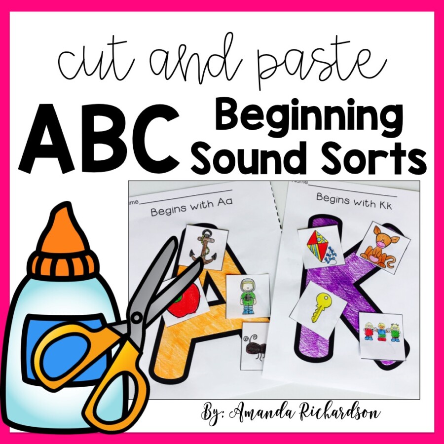 Cut and Paste Activities for Phonics Practice BUNDLE - Mrs. Richardson ...