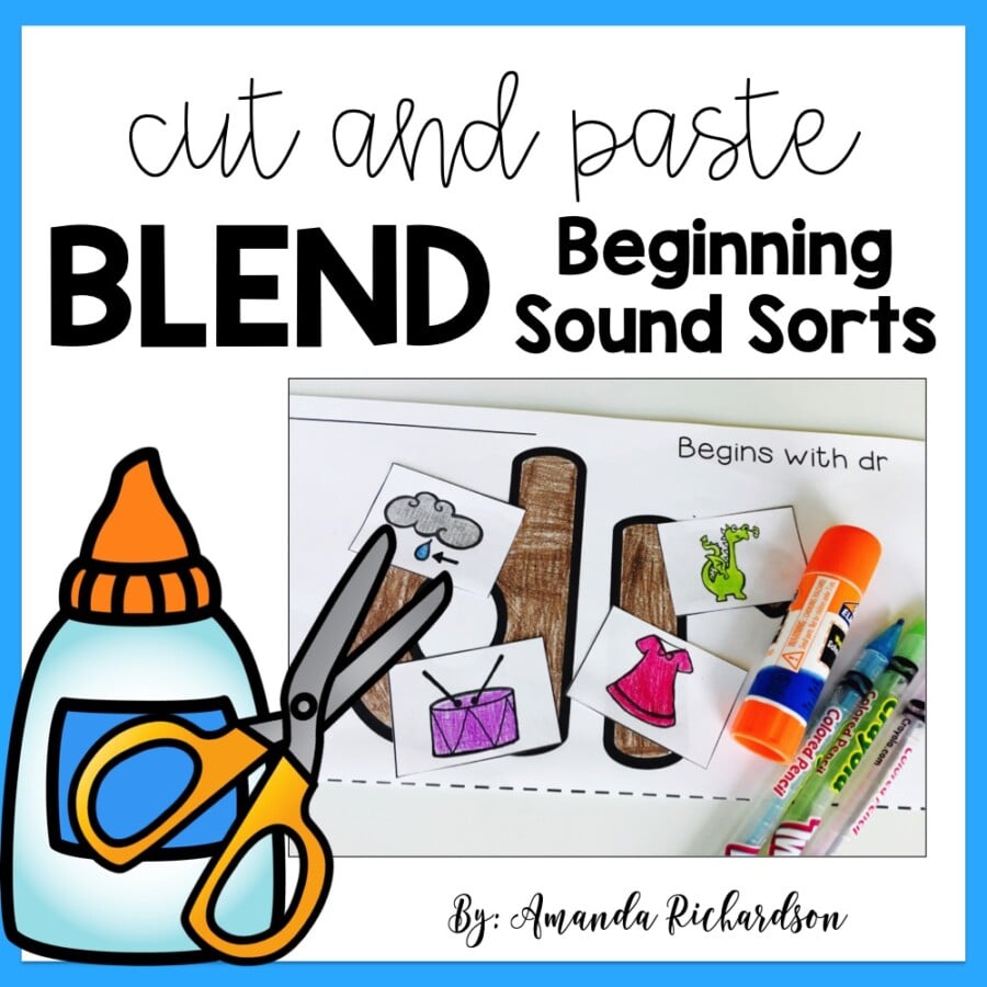 Cut and Paste Activities for Phonics Practice BUNDLE - Mrs. Richardson ...
