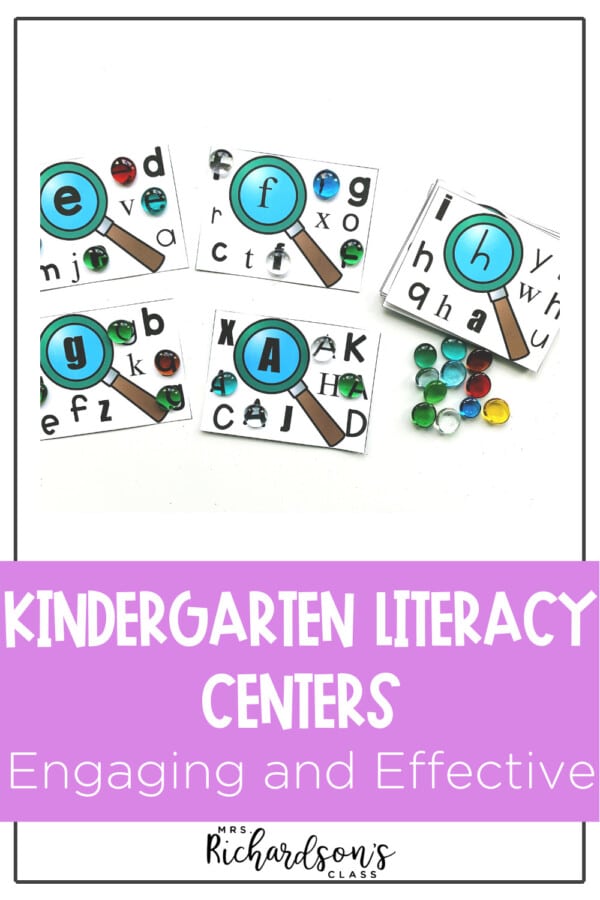 Effective and Engaging Kindergarten Literacy Centers Made Easy
