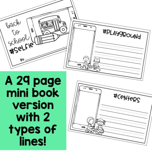 Back to School Writing for the Beginning of Year - Mrs. Richardson's Class