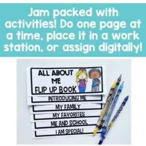 All About Me Flip Up Book - Mrs. Richardson's Class