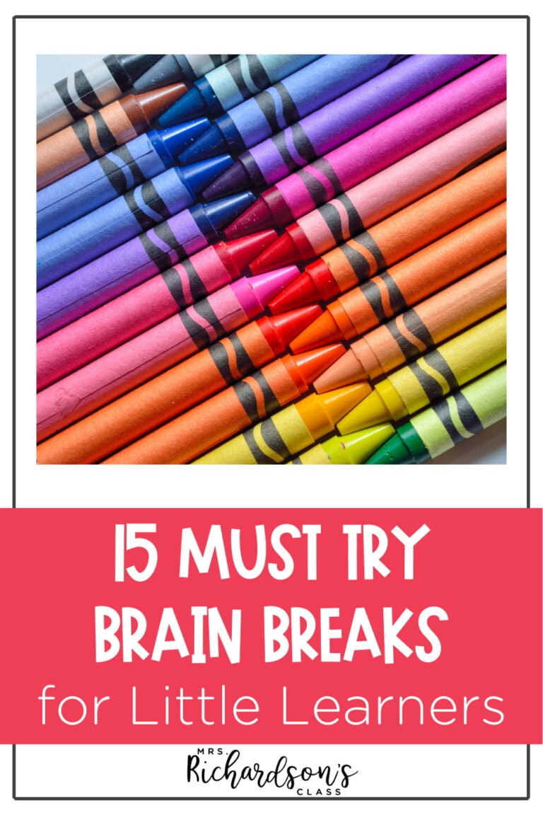15 Must-Try Brain Breaks for K-1 Students - Mrs. Richardson's Class