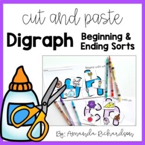 Digraph Sorts Cut and Paste Activities - Mrs. Richardson's Class