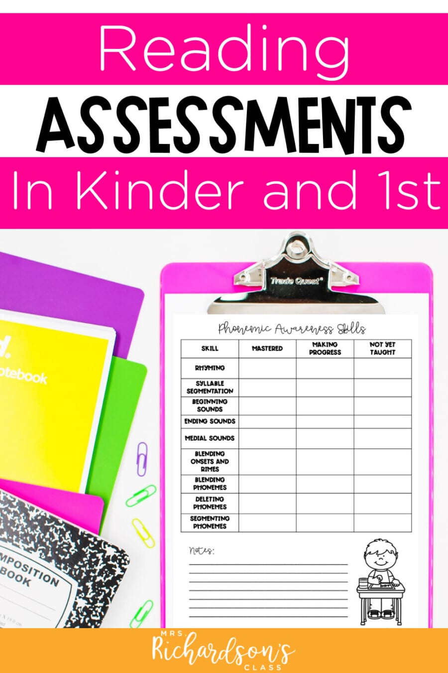4 Reading Assessments for Kindergarten and First Grade