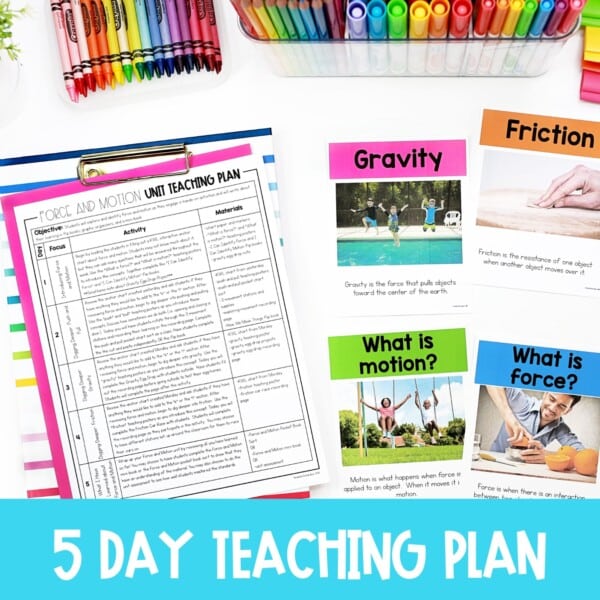 Force and Motion Unit: Push and Pull, Gravity and Friction - Mrs ...