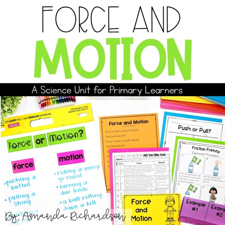 Force and Motion Unit: Push and Pull, Gravity and Friction - Mrs ...